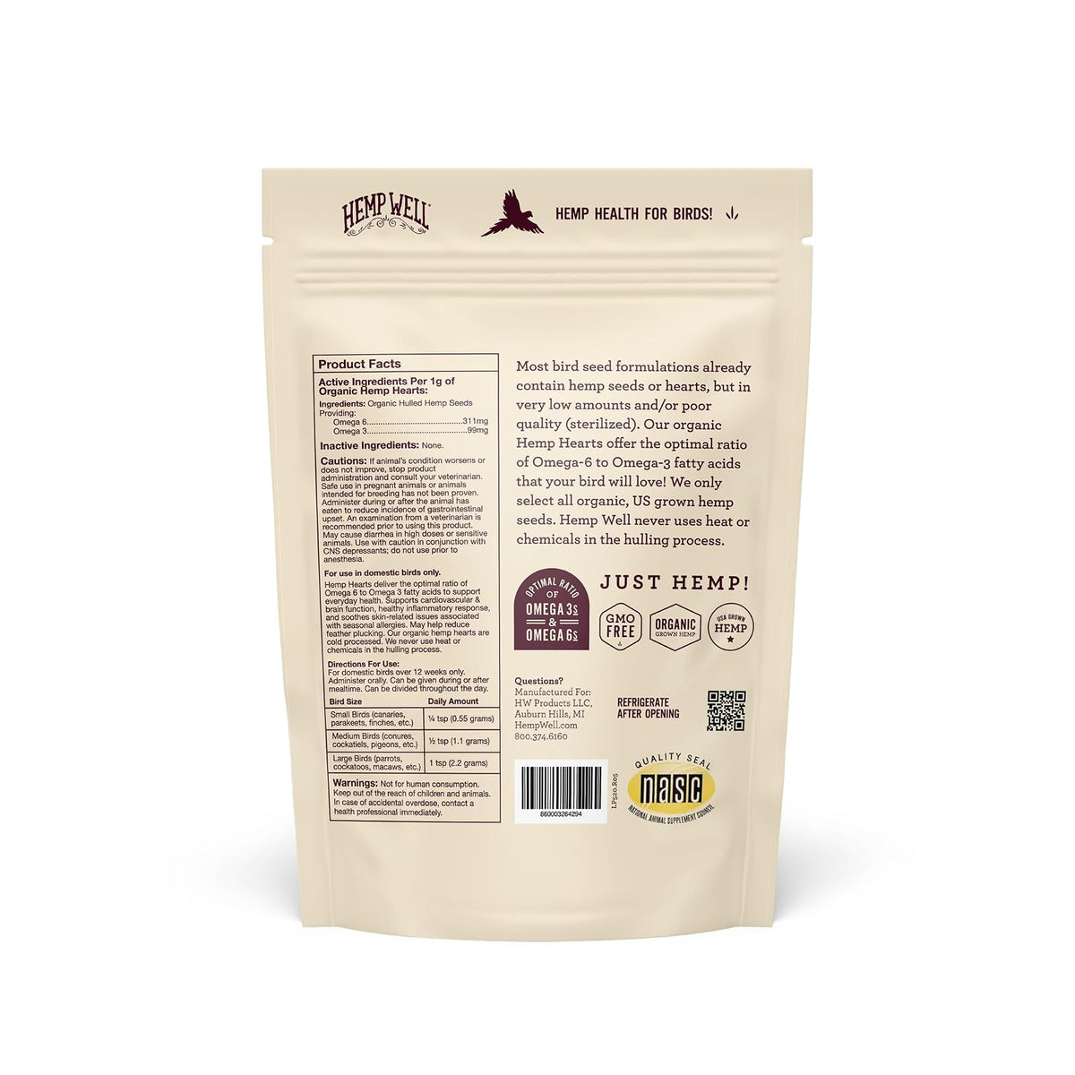 nutritious hemp hearts for baking