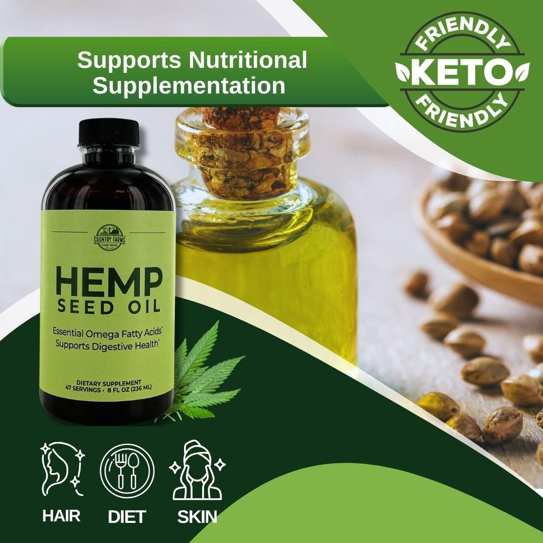 nutritious hemp seed oil for health