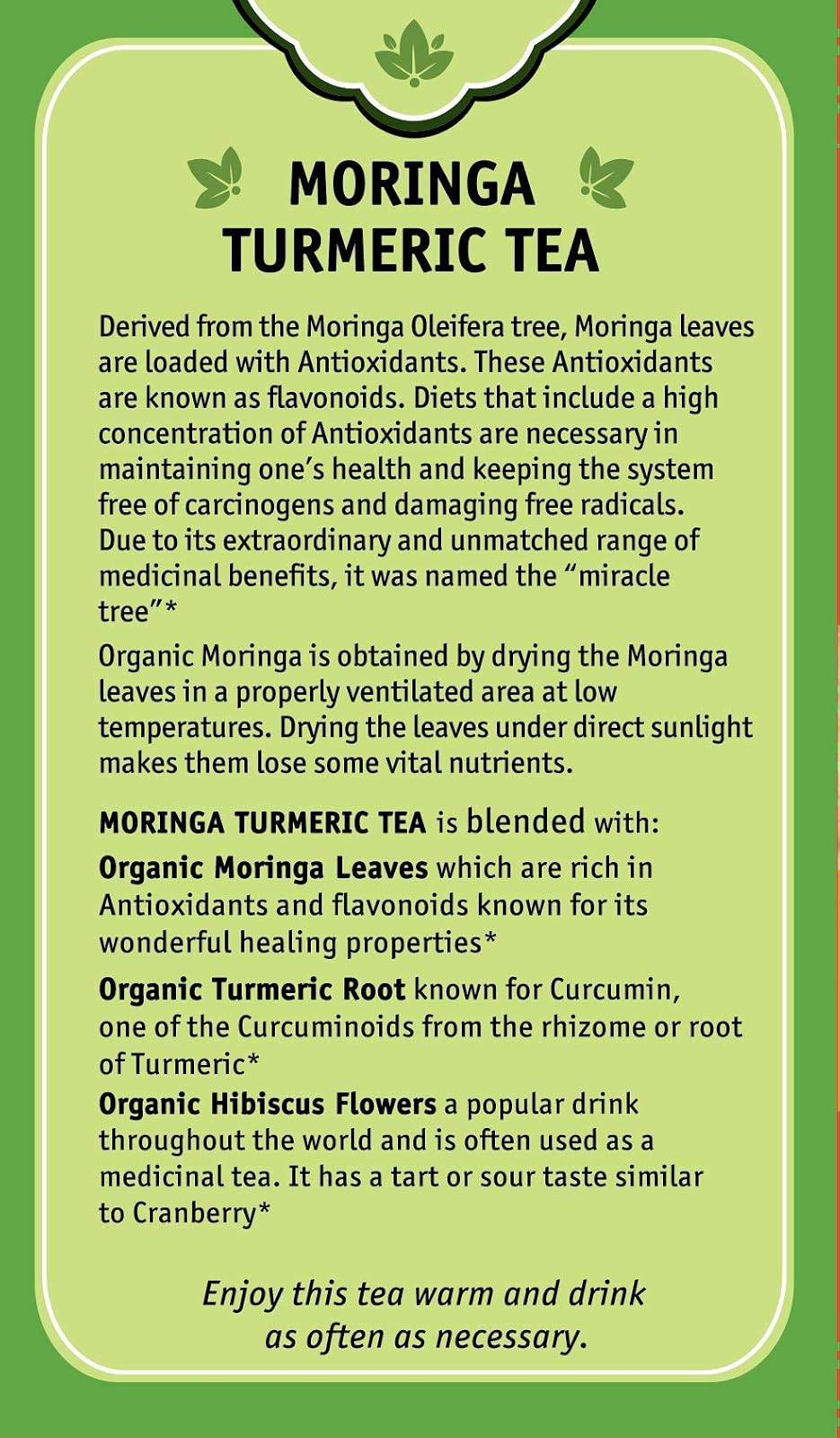 nutritious herbal tea for wellness