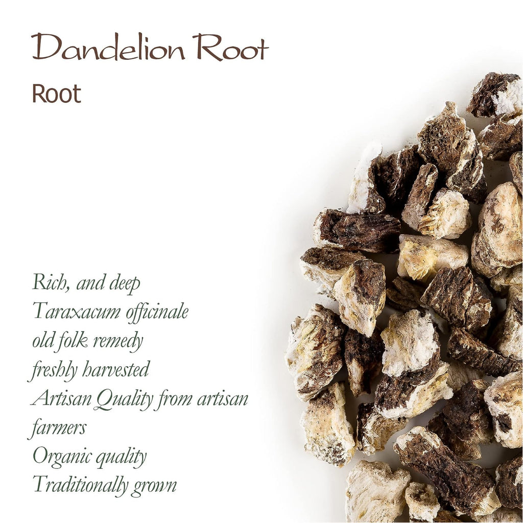 nutritious herbal tea with dandelion root