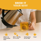 nutritious herbal tea with dandelion