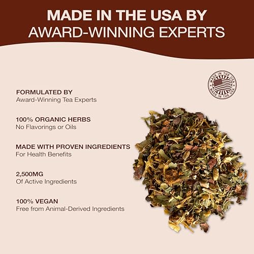 nutritious herbal tea with mushrooms
