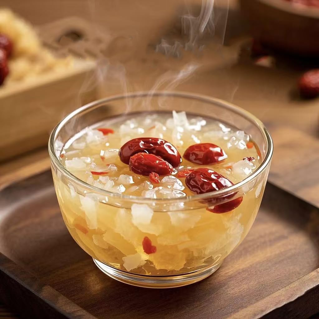 Nutritious herbal tea with Tremella