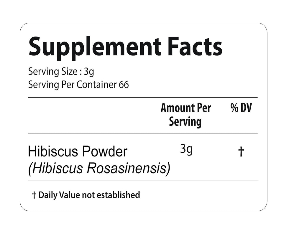 nutritious hibiscus powder for herbal tea