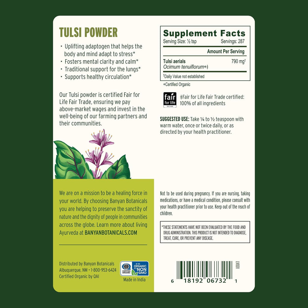 nutritious holy basil for smoothies