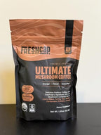 nutritious instant coffee with mushrooms