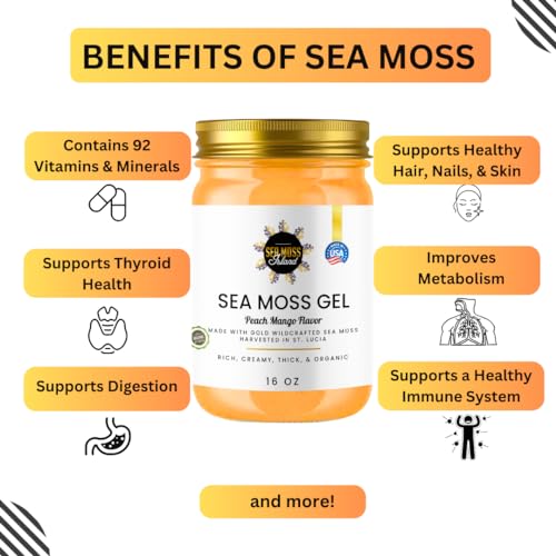 Nutritious Irish sea moss gel