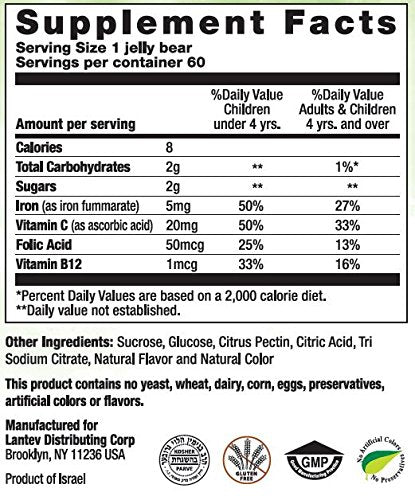 nutritious iron gummies for growth