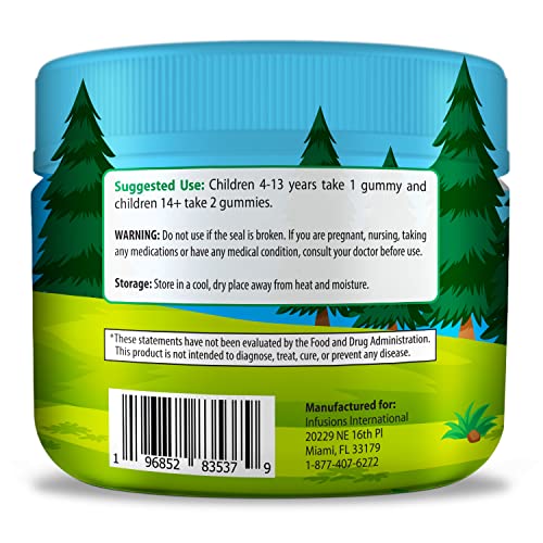Nutritious kids gummies with natural ingredients