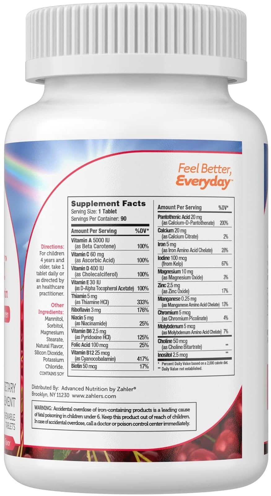 nutritious kids multivitamin tablets