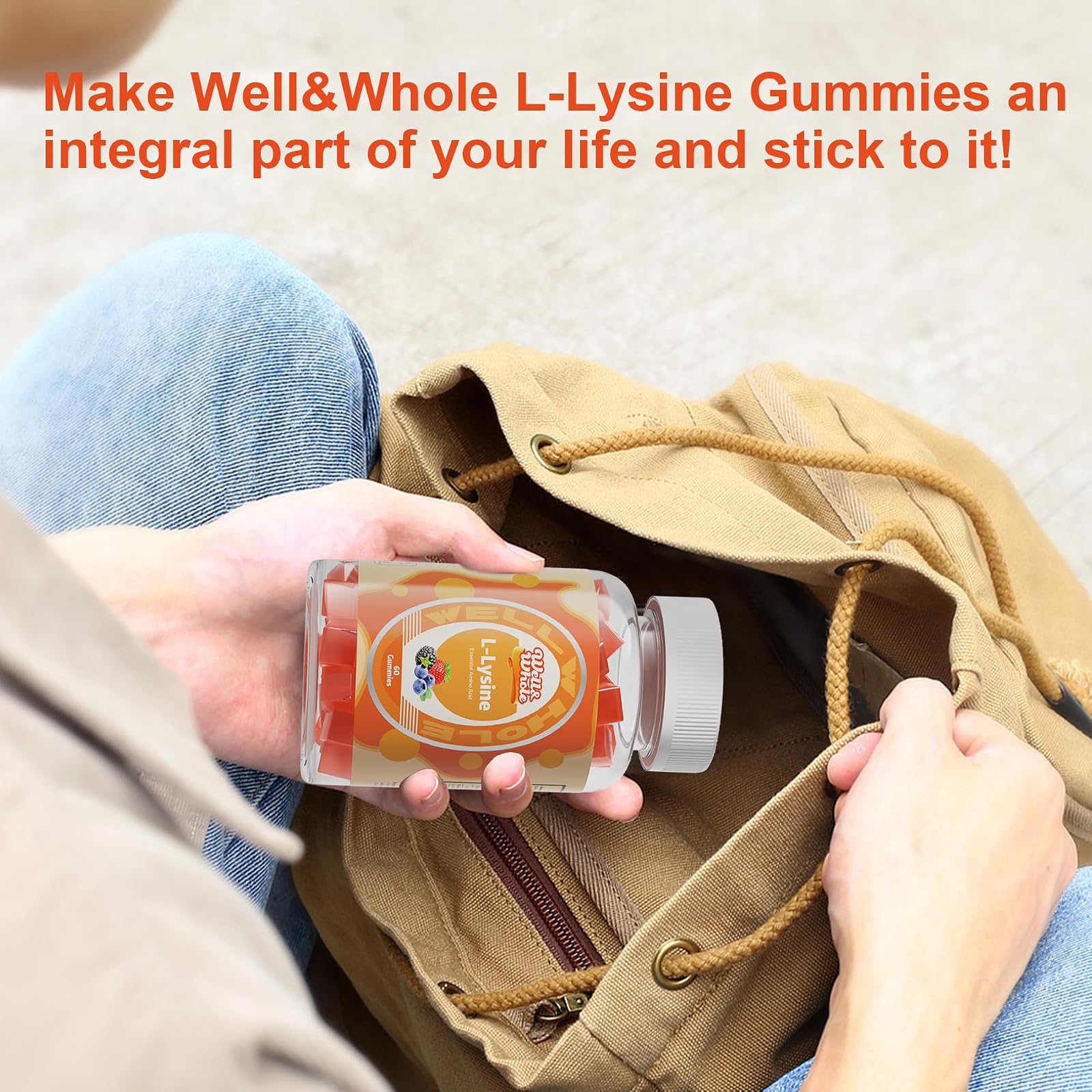 nutritious l-lysine chewables for vegans