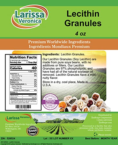 nutritious Larissa Veronica lecithin supplement