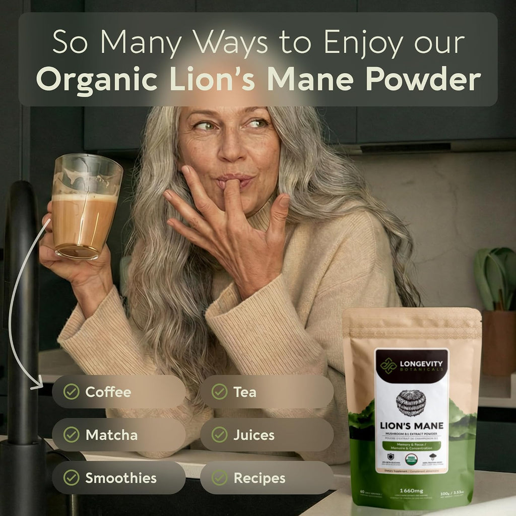 nutritious lion's mane for wellness routines