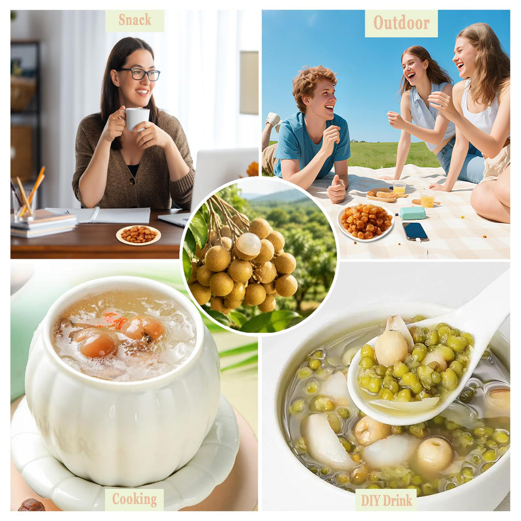 Nutritious longan pulp for desserts