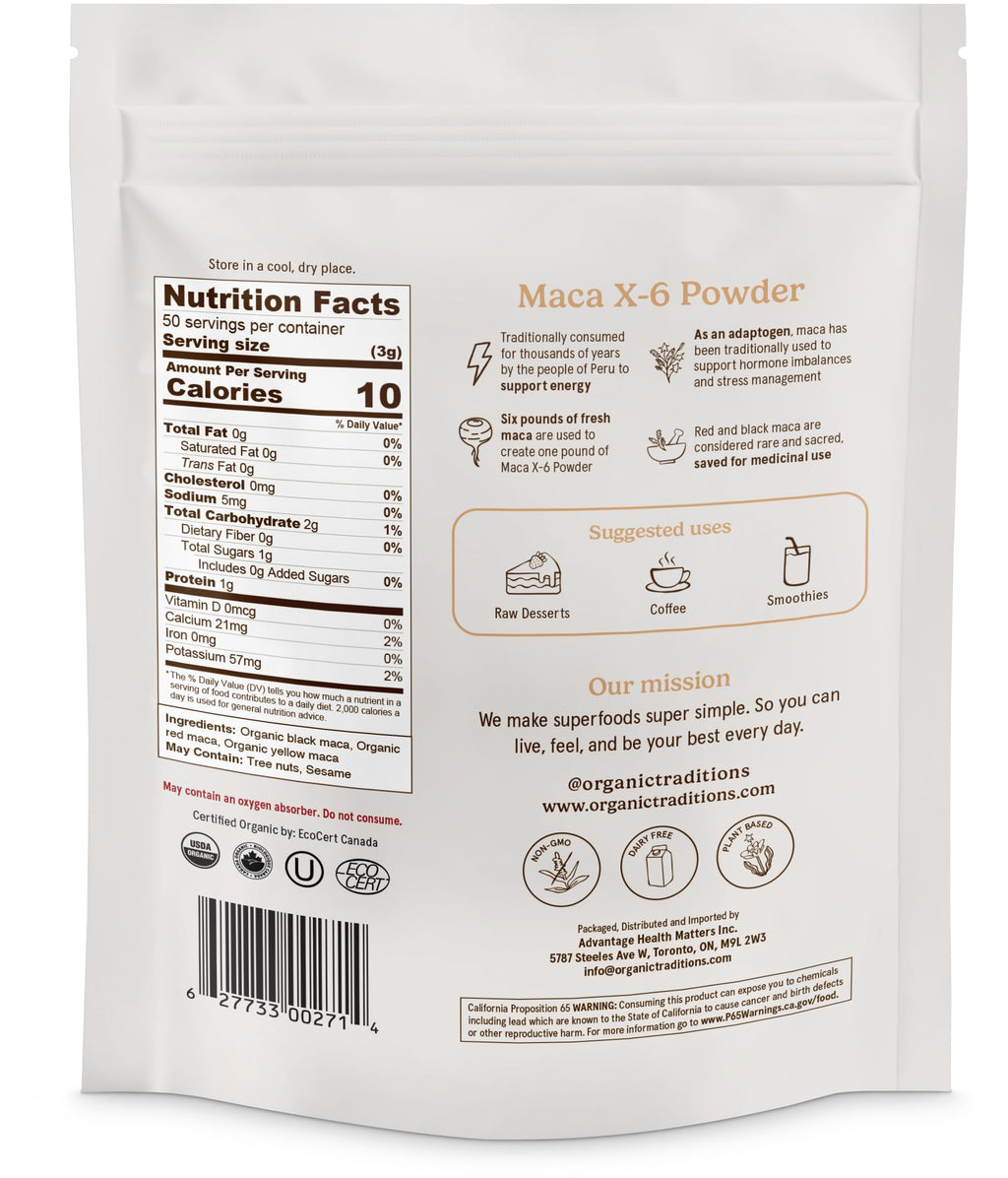 nutritious maca powder for health