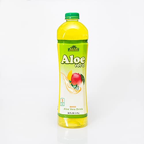 nutritious mango flavored aloe beverage