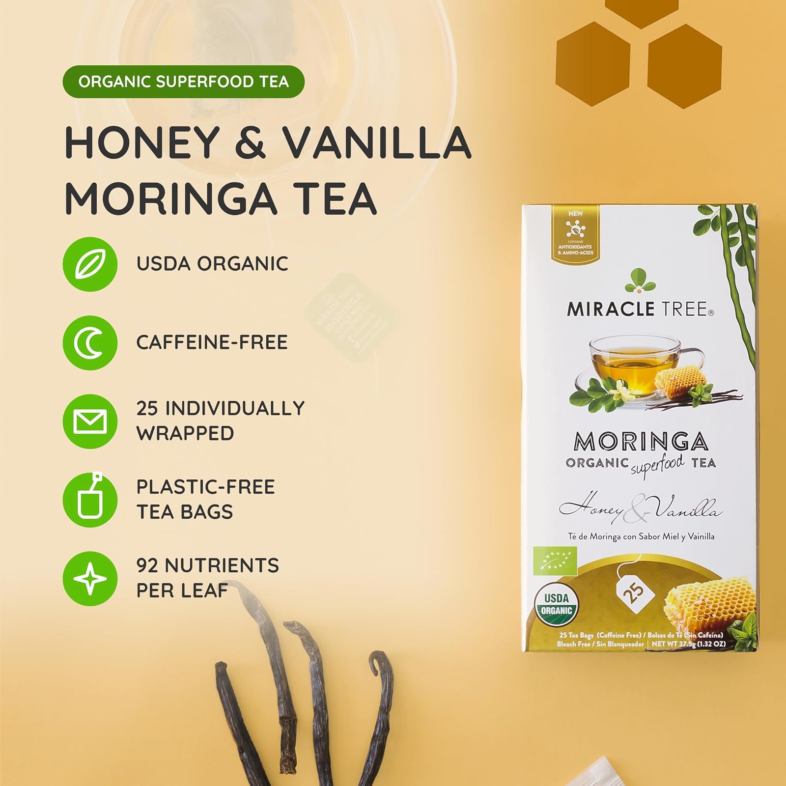 nutritious moringa herbal detox tea