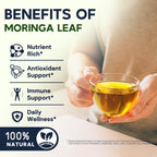 nutritious moringa leaf herbal tea
