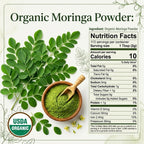 Nutritious Moringa Leaf Powder for baking