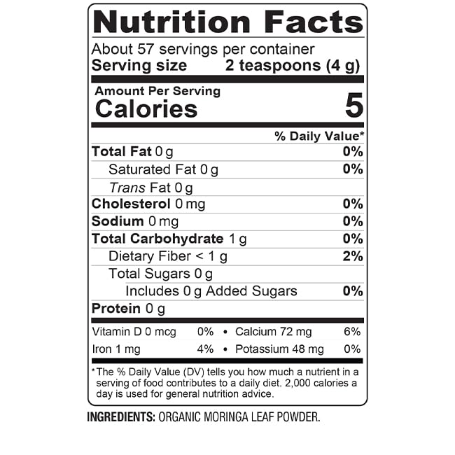 nutritious moringa leaf superfood benefits