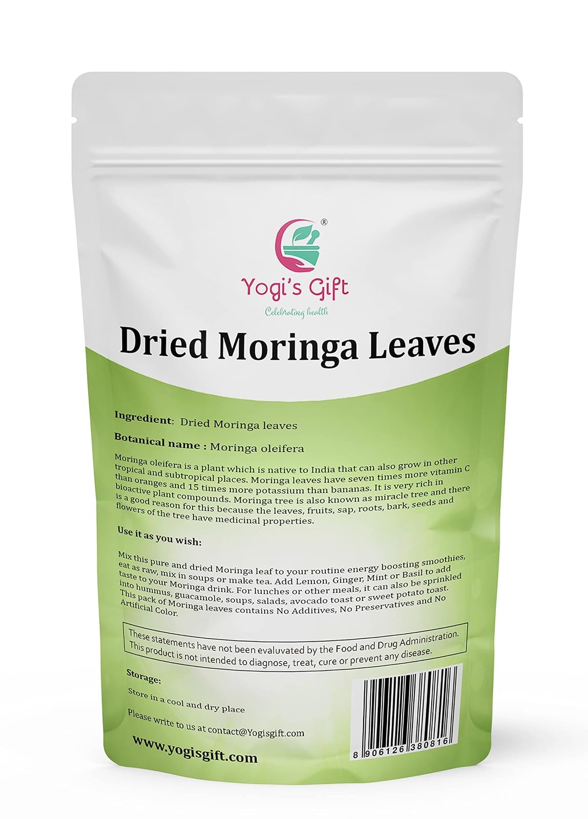 nutritious Moringa leaves for wellness