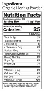nutritious moringa powder bulk bag
