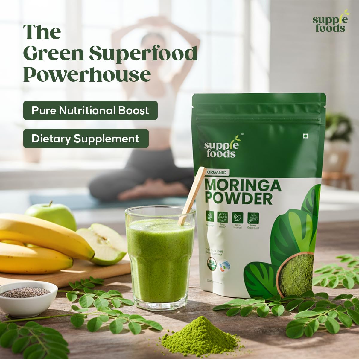 nutritious moringa powder for baking
