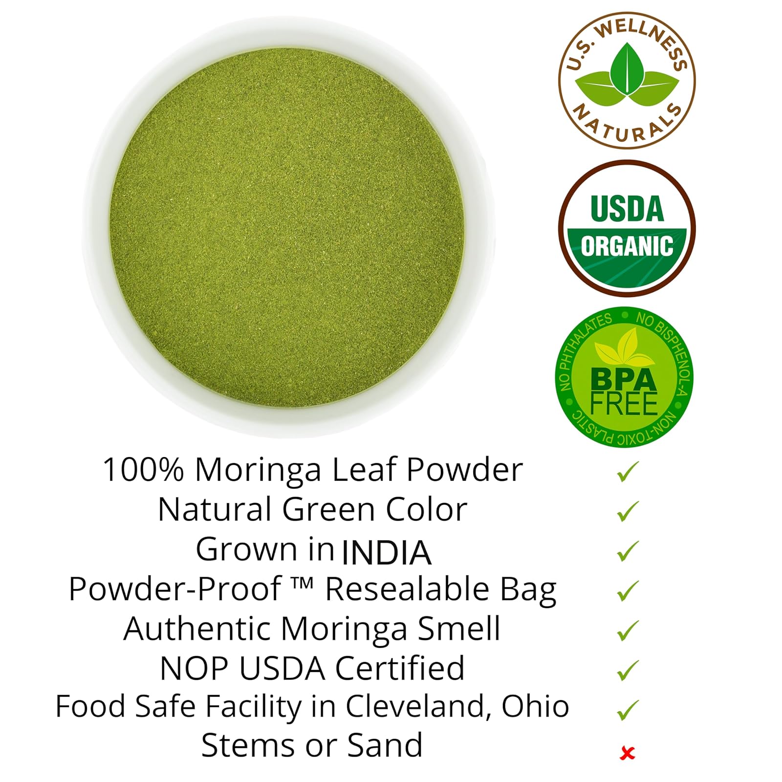 nutritious moringa powder for baking