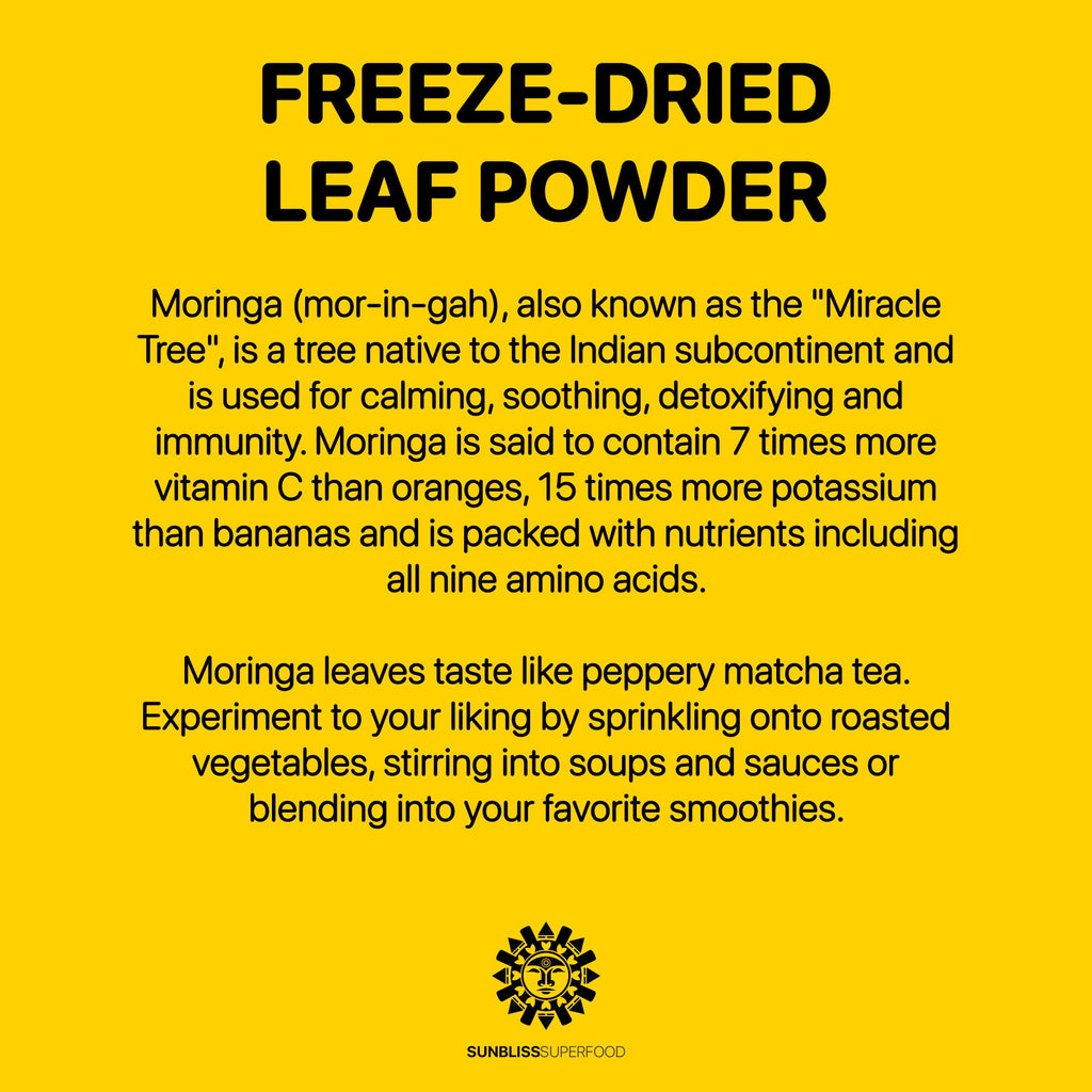 nutritious moringa powder for recipes