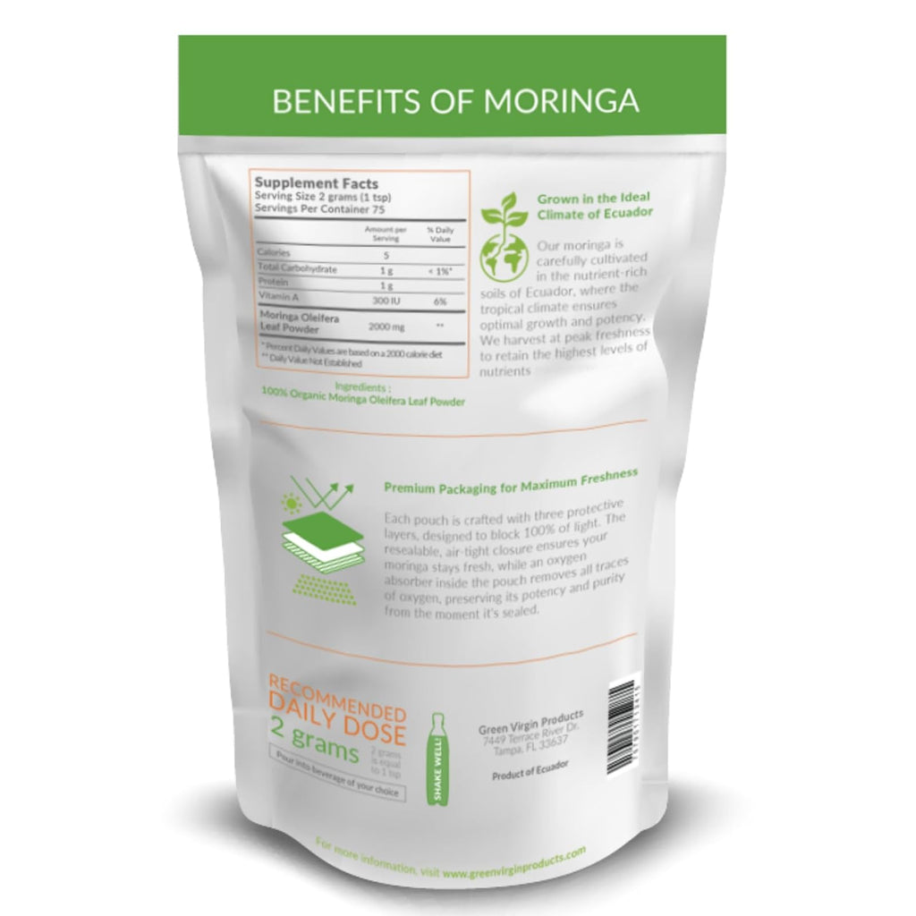 nutritious moringa powder for smoothies
