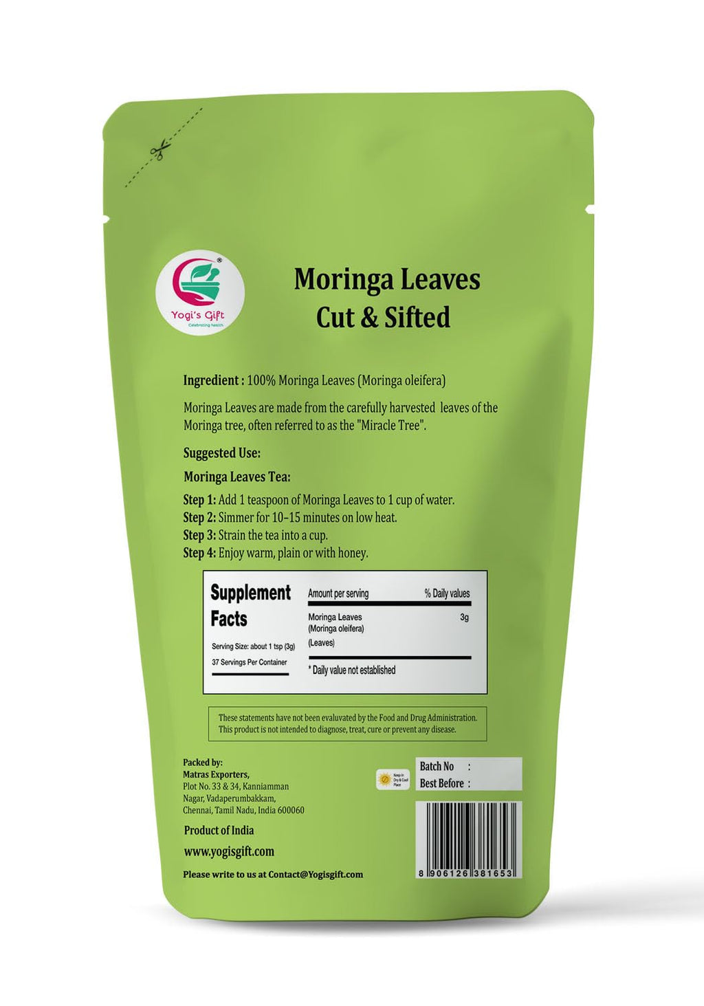 nutritious moringa powder for wellness