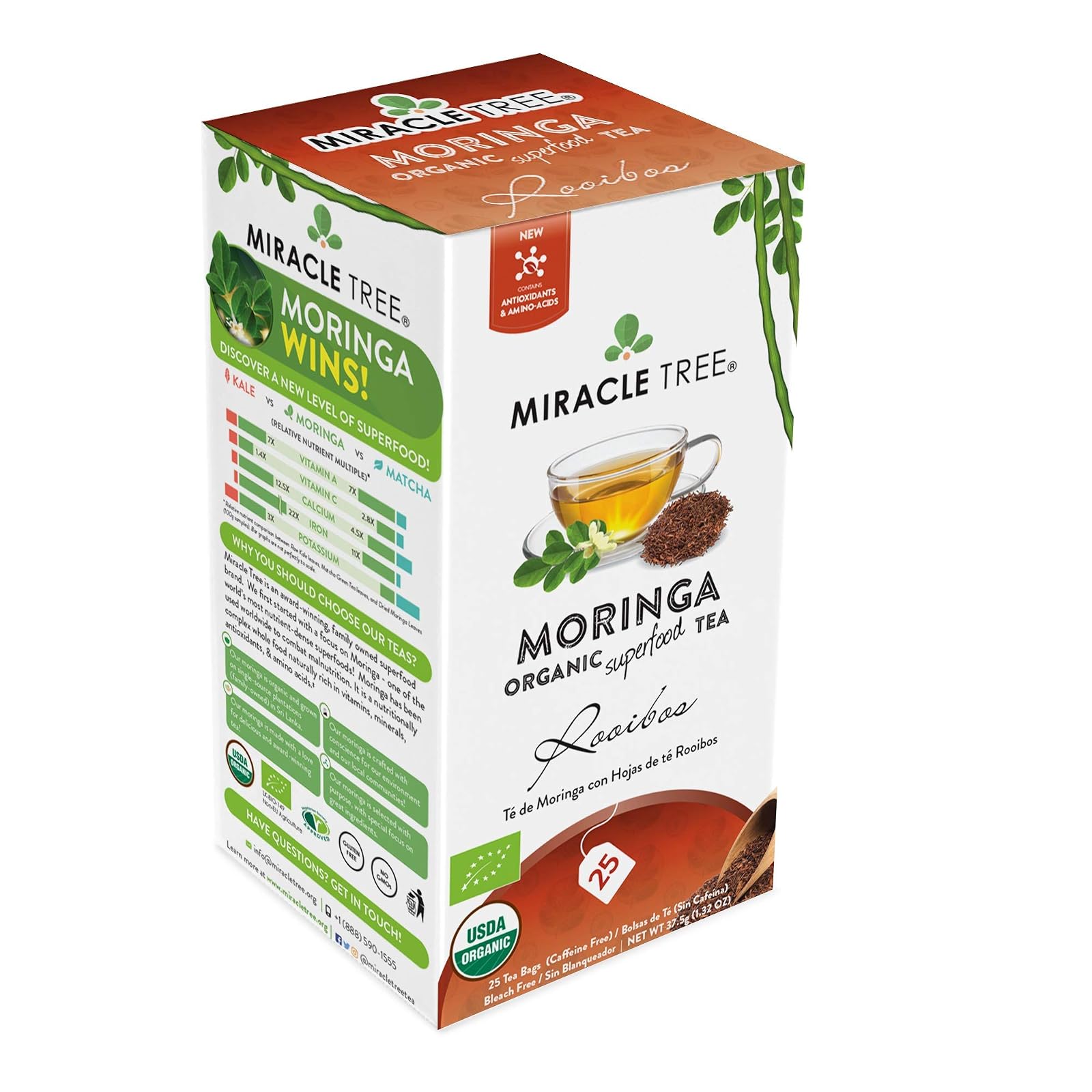 nutritious moringa rooibos blend