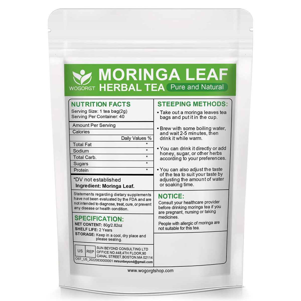 nutritious moringa tea for daily health