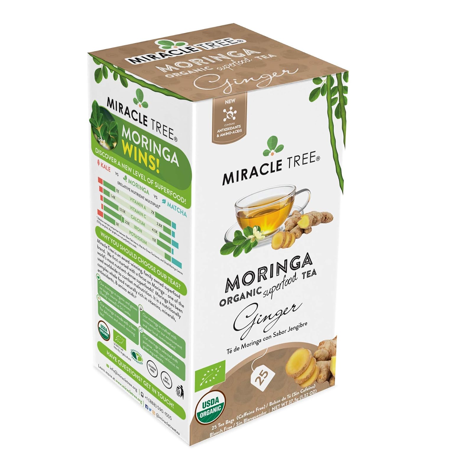 nutritious moringa tea for energy