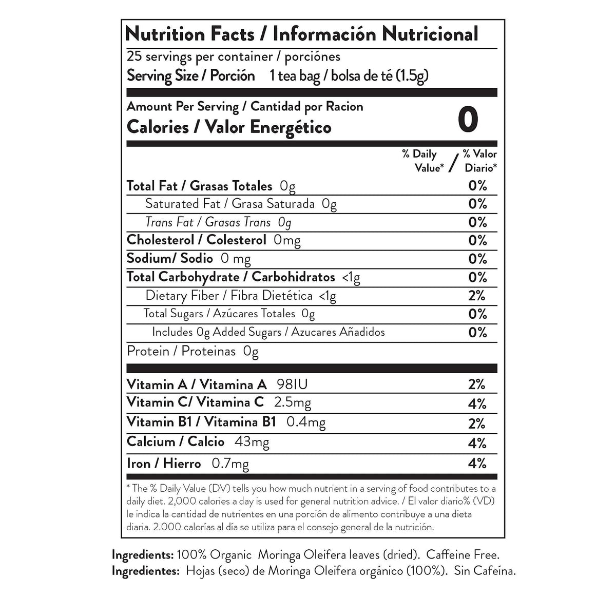 nutritious moringa tea for wellness