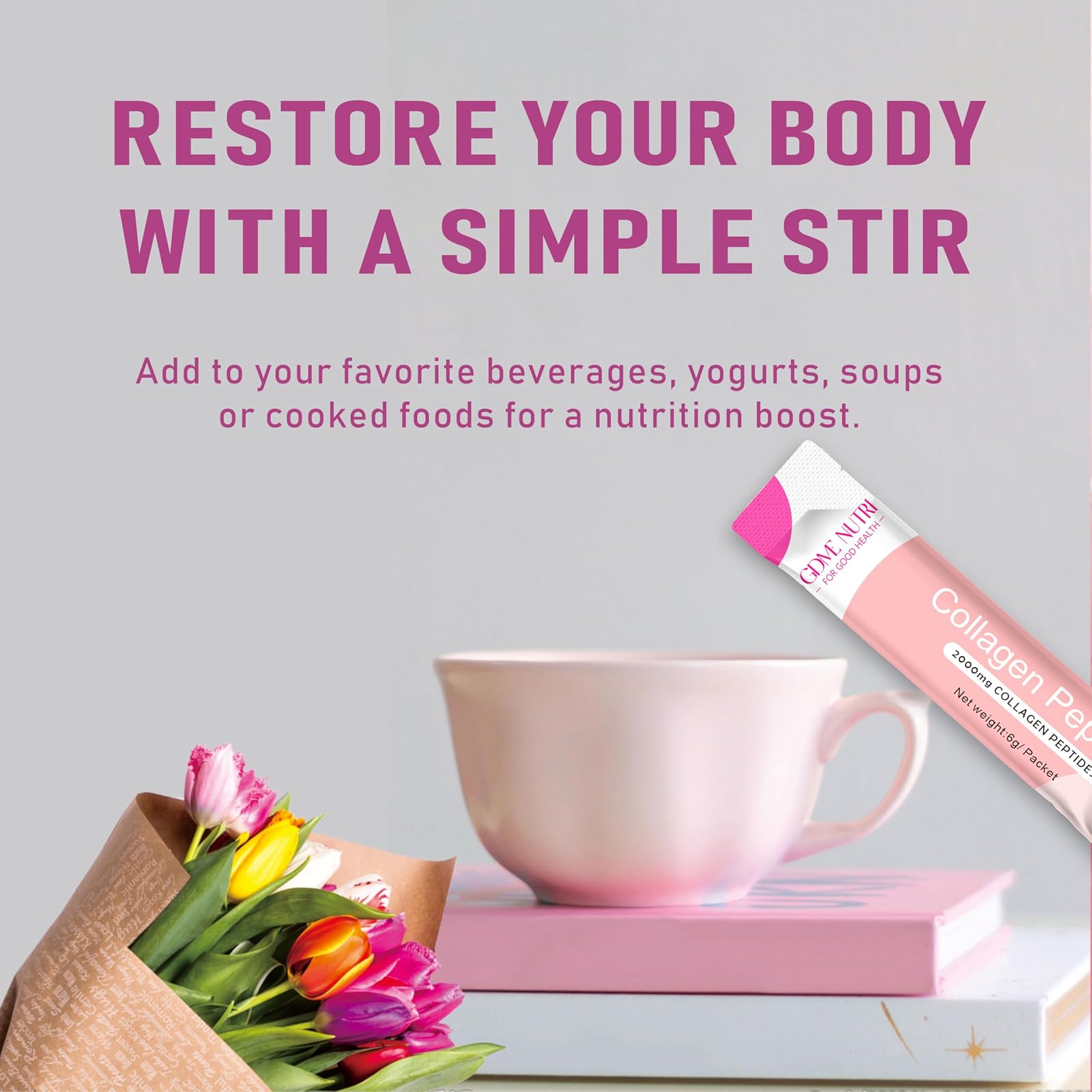 nutritious multi collagen powder packets