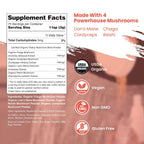 nutritious mushroom blend for energy