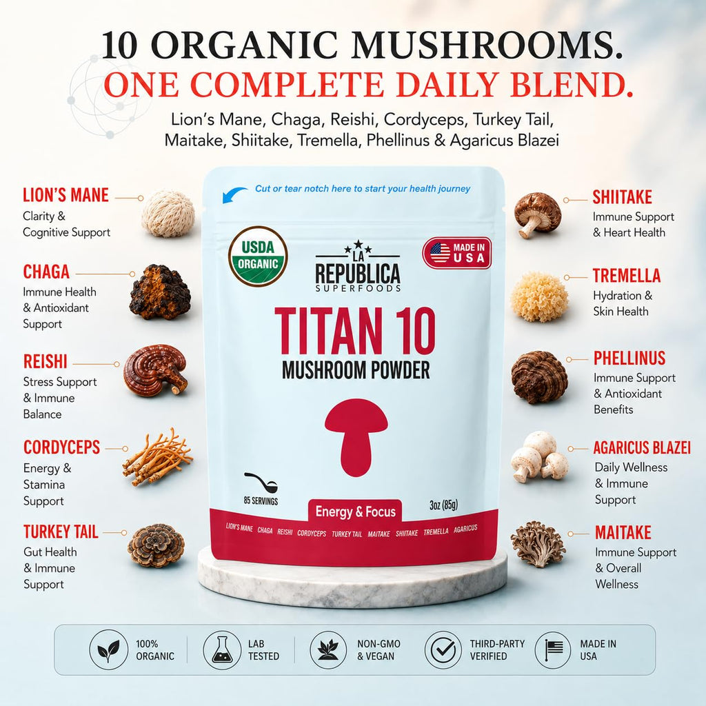 nutritious mushroom blend for wellness