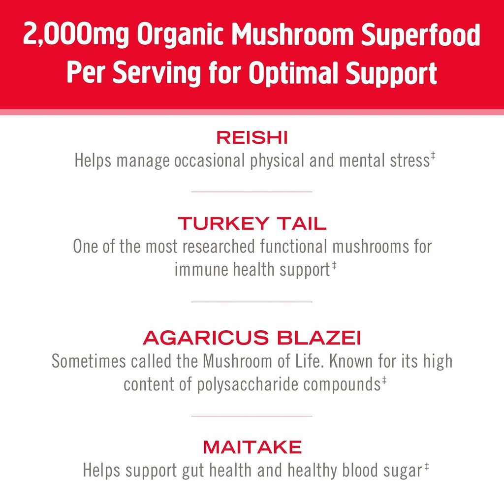 nutritious mushroom blends for vitality