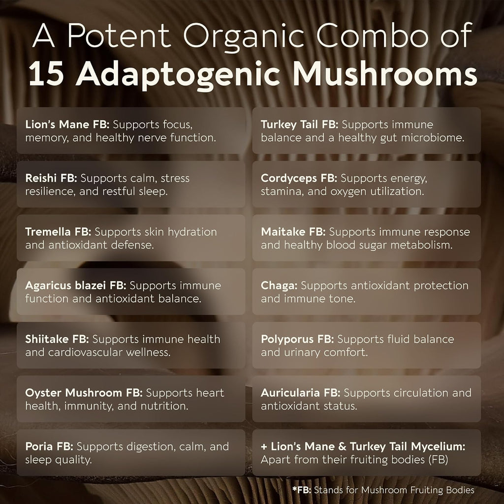 nutritious mushroom blends for wellness