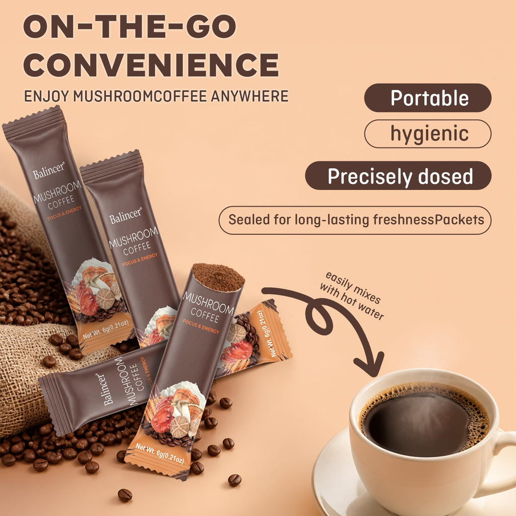 nutritious mushroom coffee for focus