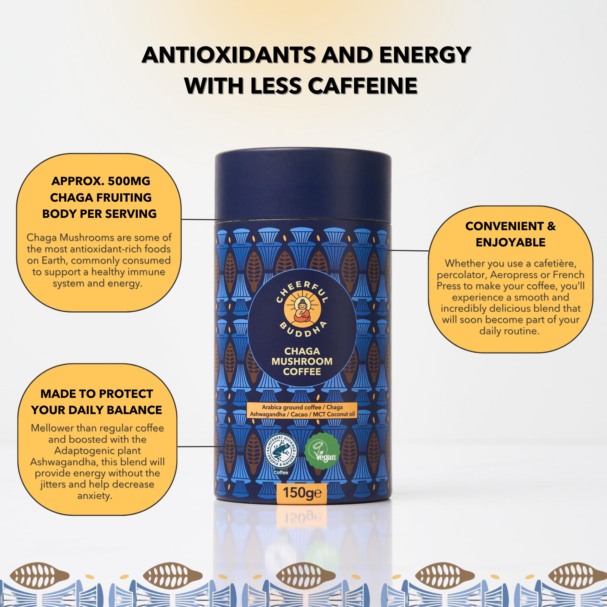 nutritious mushroom coffee for vitality