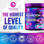 nutritious mushroom powder blend supplement