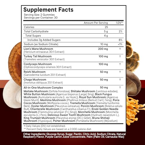 Nutritious mushroom supplement for busy lifestyles