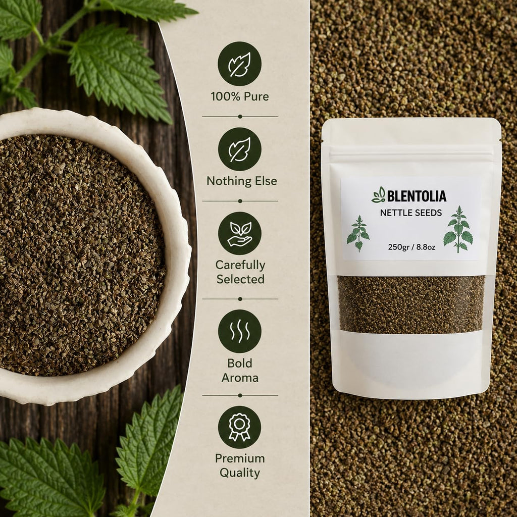 Nutritious nettle seeds for baking