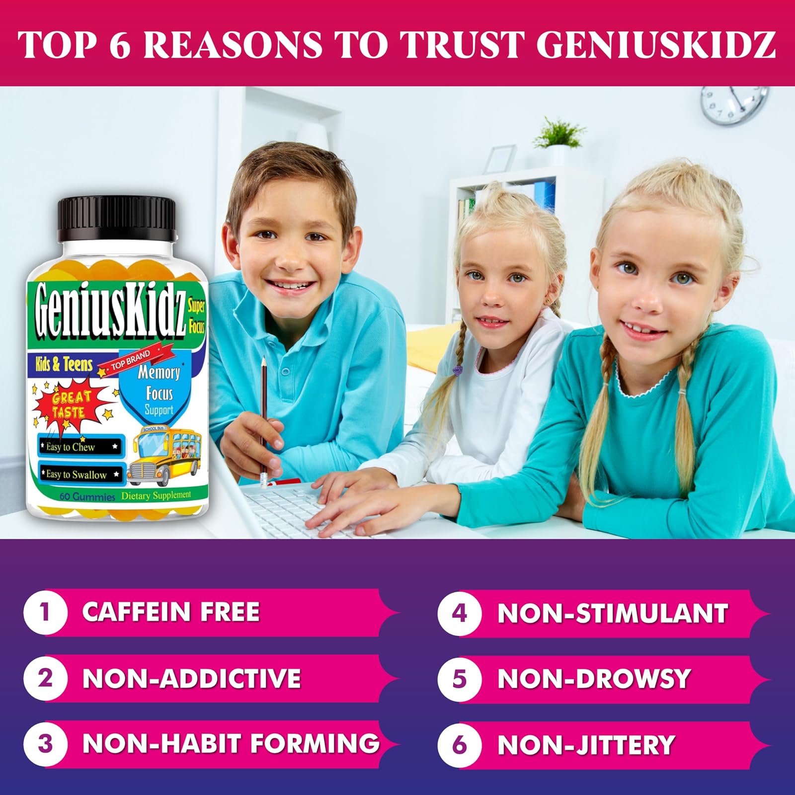Nutritious Omega 3 gummies for kids' growth