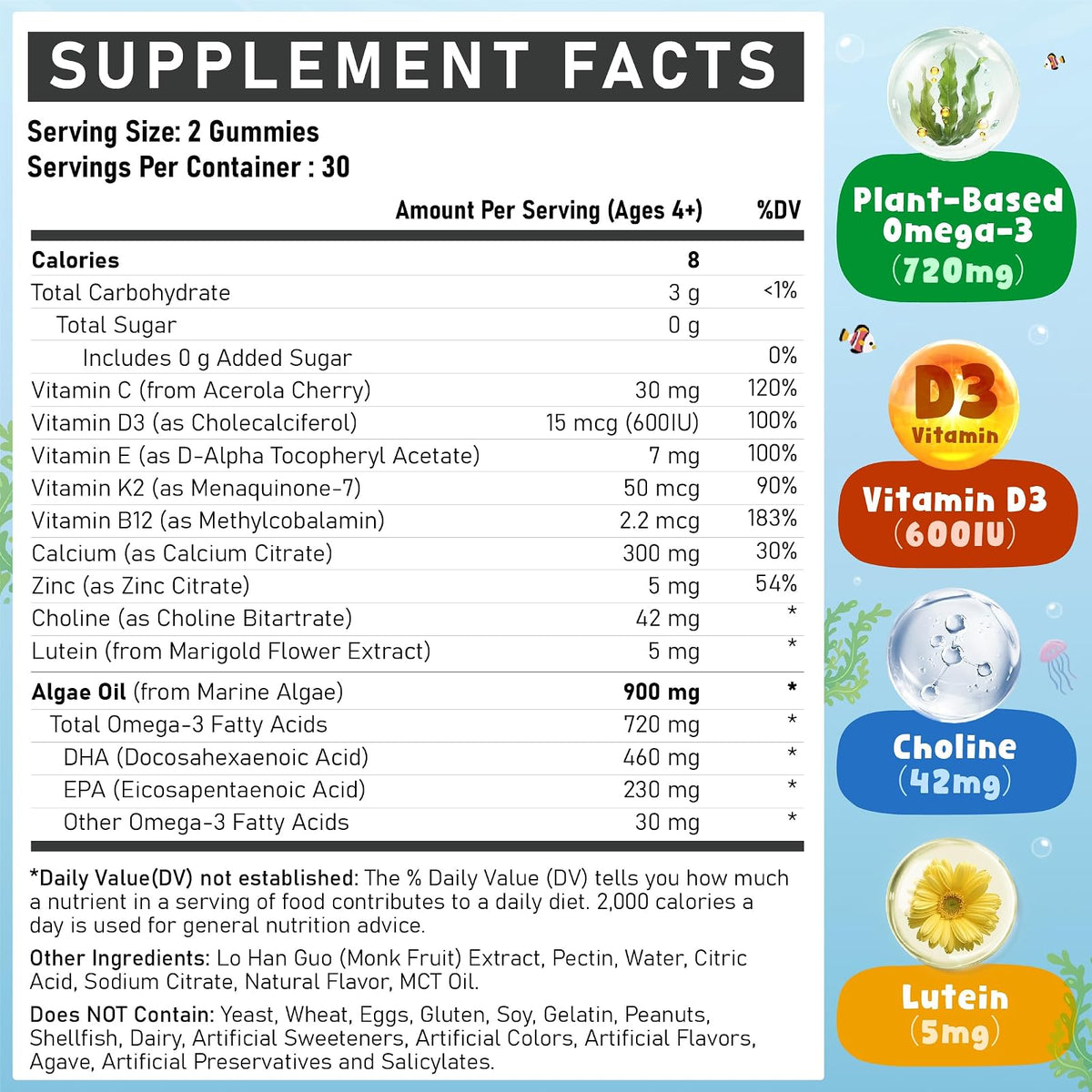 nutritious omega-3 gummies for kids
