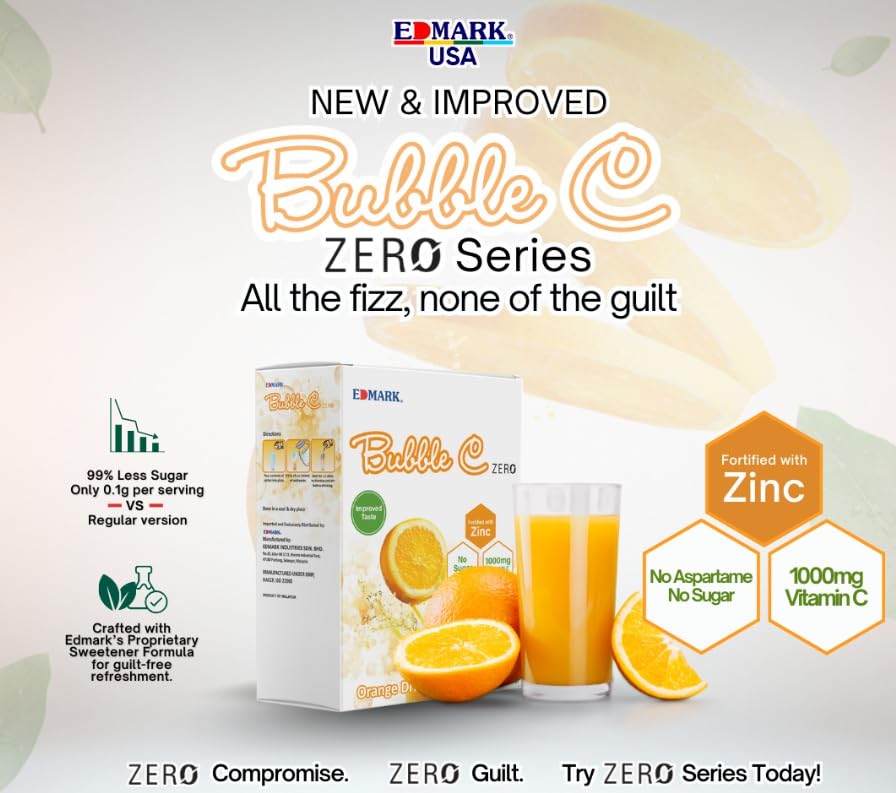 nutritious orange-flavoured drink mix