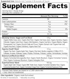 nutritious organic greens powder supplement