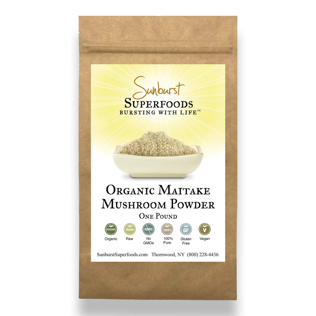 nutritious organic maitake mushroom powder